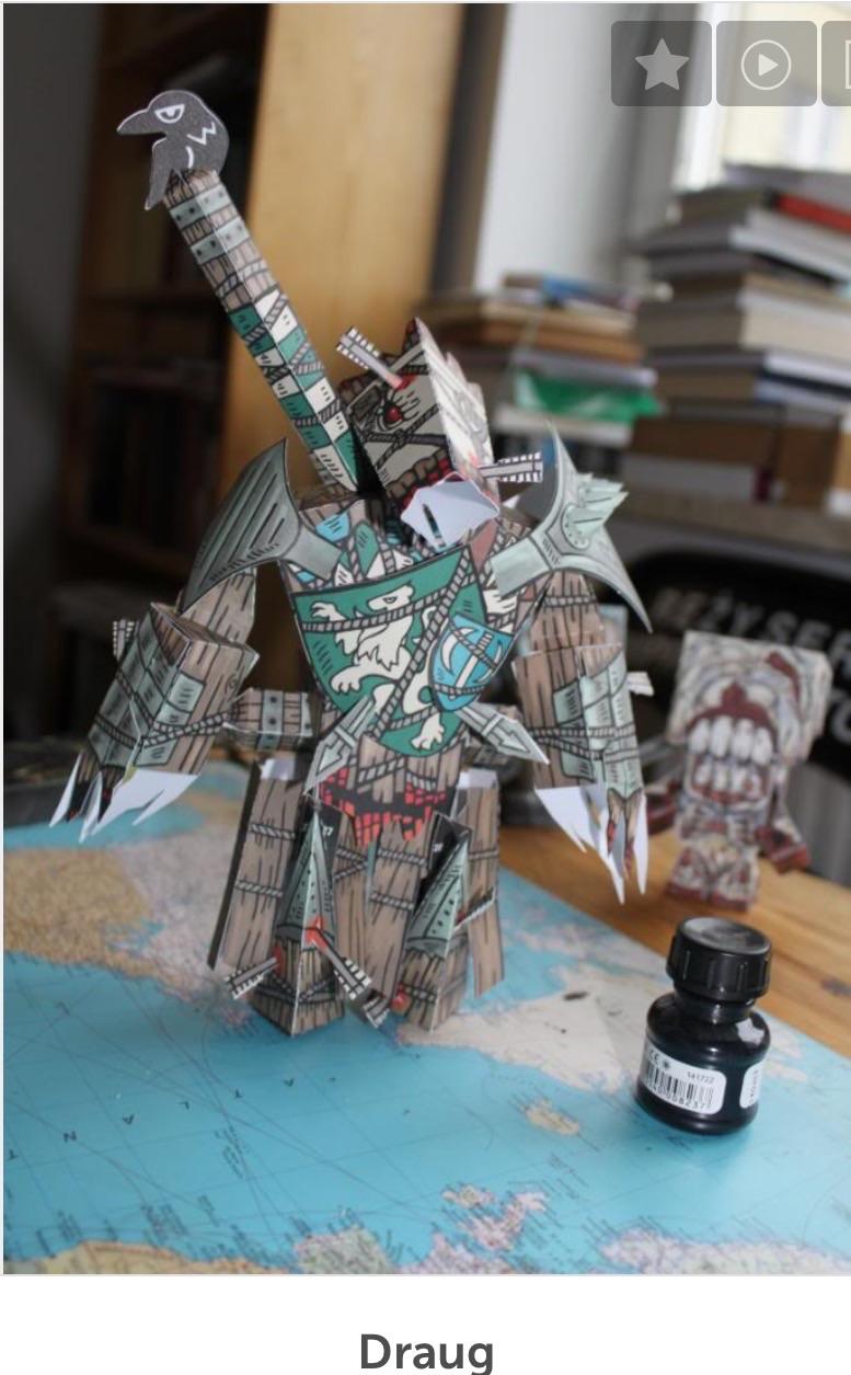 The Witcher 2 Papercraft HELP! - The Minimates' Arms - Minimate Multiverse