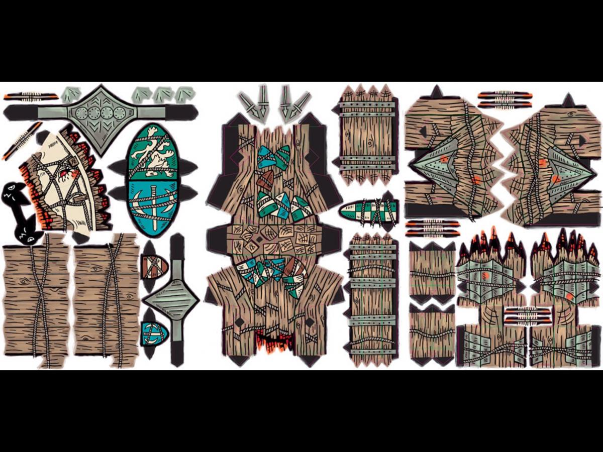 The Witcher 2 Papercraft HELP! - The Minimates' Arms - Minimate Multiverse